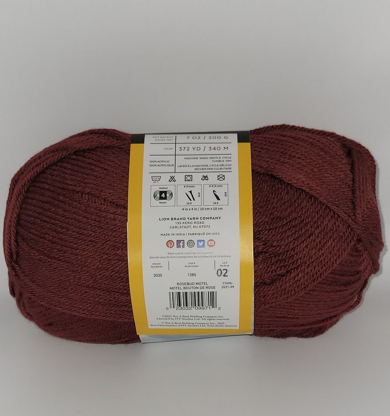 Soft Burgundy Yarn 3 Schitt’s Creek in Rosebud Motel Soft Beautiful ...