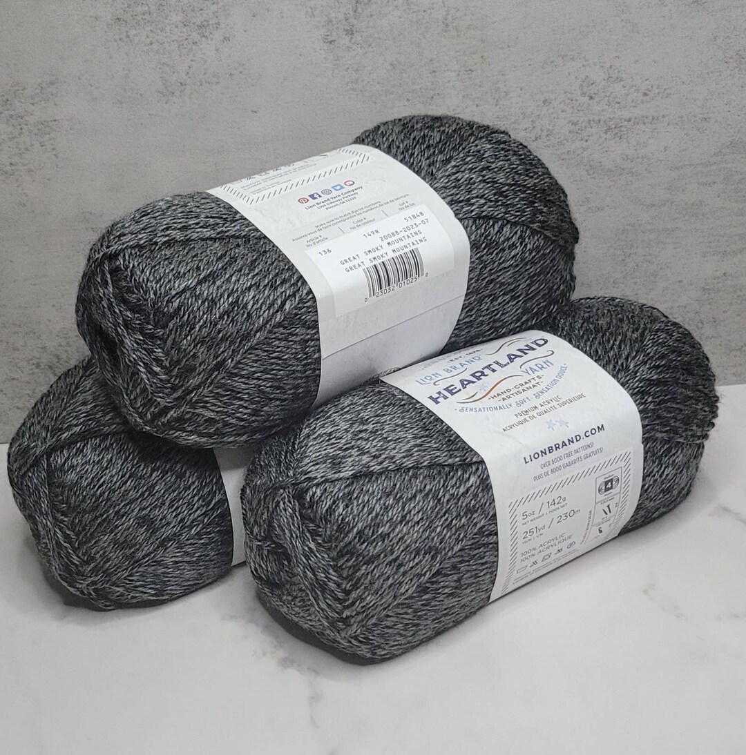 Great Smoky Mountains 3 Heartland Yarn Beautiful Heathered Soft Hat ...