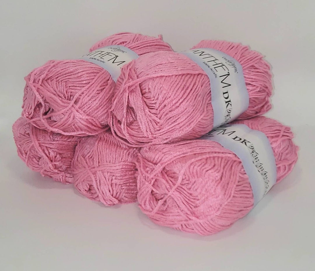 Pink Dk Yarn 5 Skeins Cascade Anthem DK in Pink - Etsy