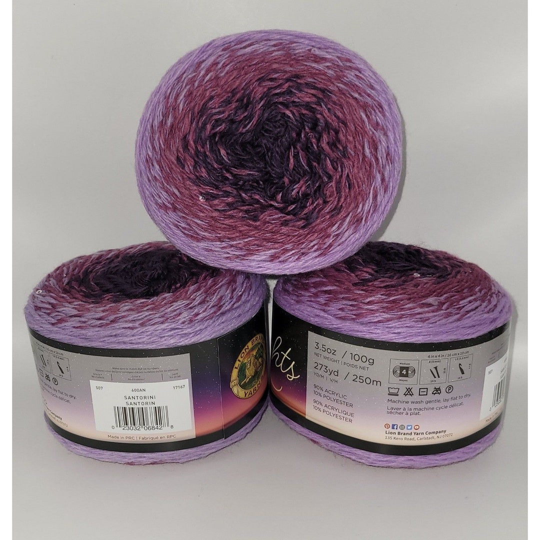 Beautiful Yarn With Sequins, Sunset Nights Yarn 3 in Santorini, Sparkle ...