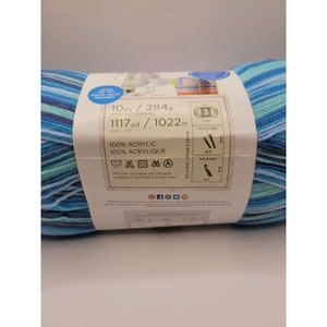 Ice Cream Big Scoop Yarn - Blue Raspberry, Soft Colorful Yarn, Yarn for ...