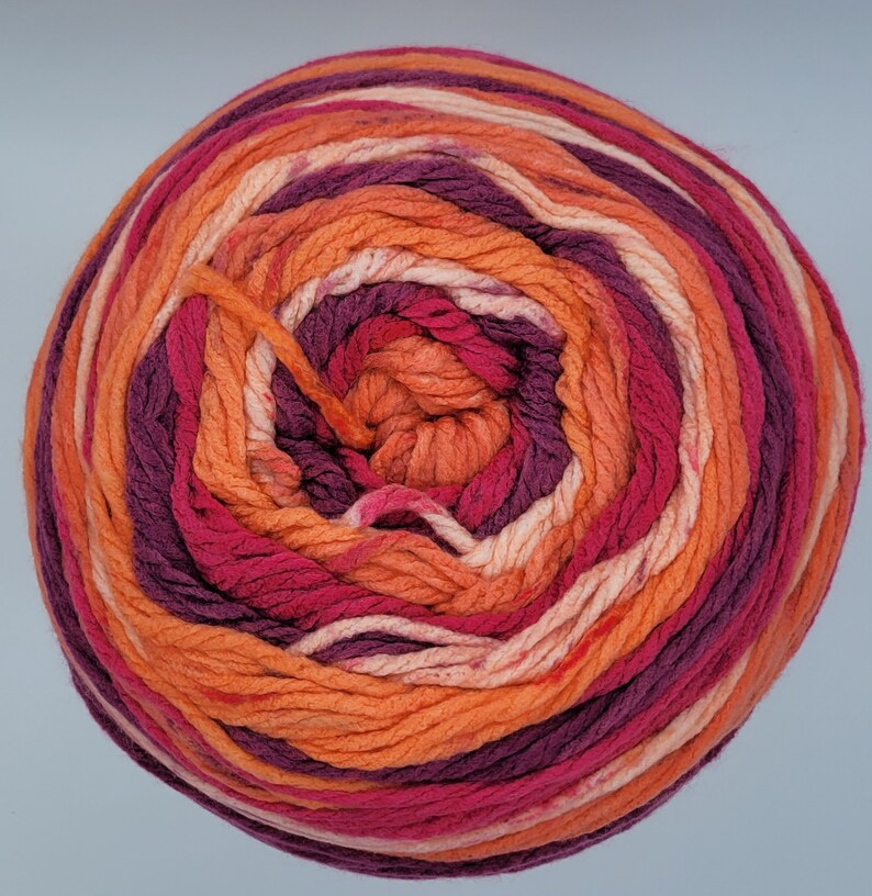 Super Bulky Yarn Caron Anniversary Cake 1 in Peach Part-ay - Etsy
