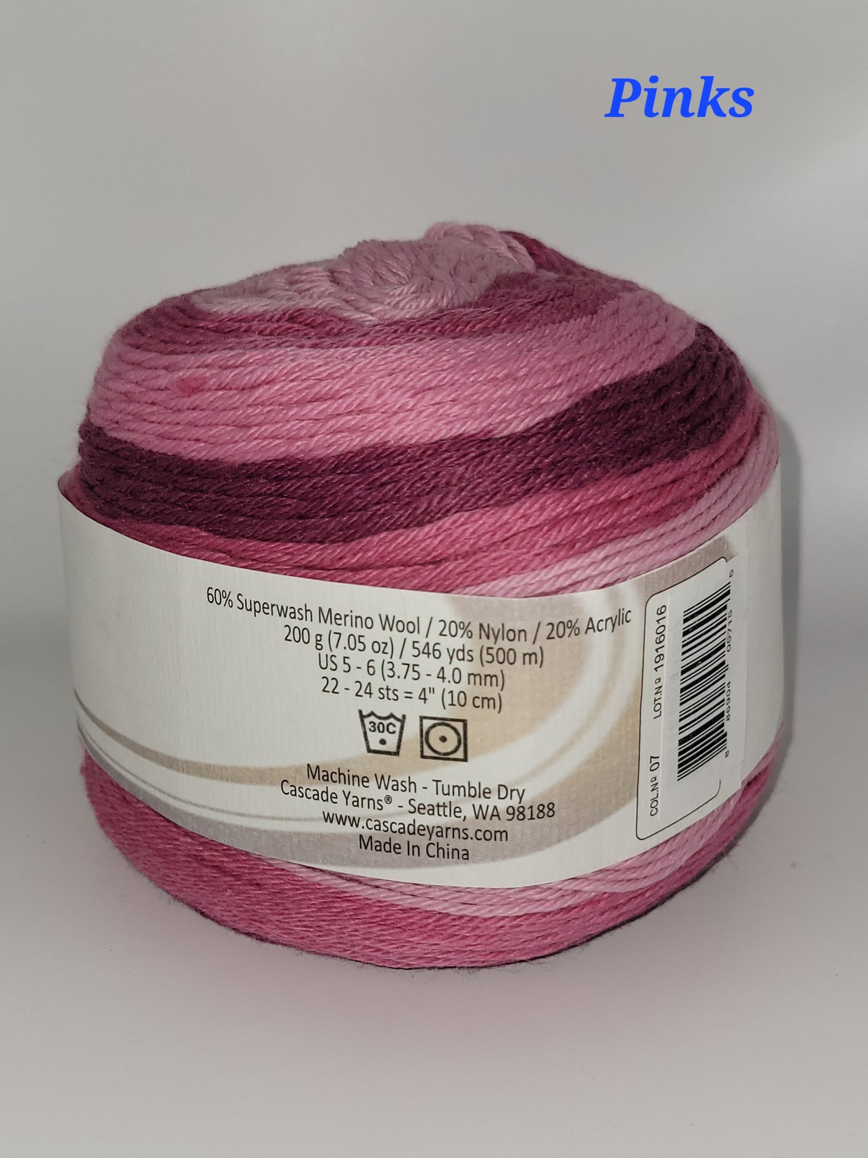 Cascade Whirligig Merino Blend Yarn Soft Yarn for Crochet - Etsy