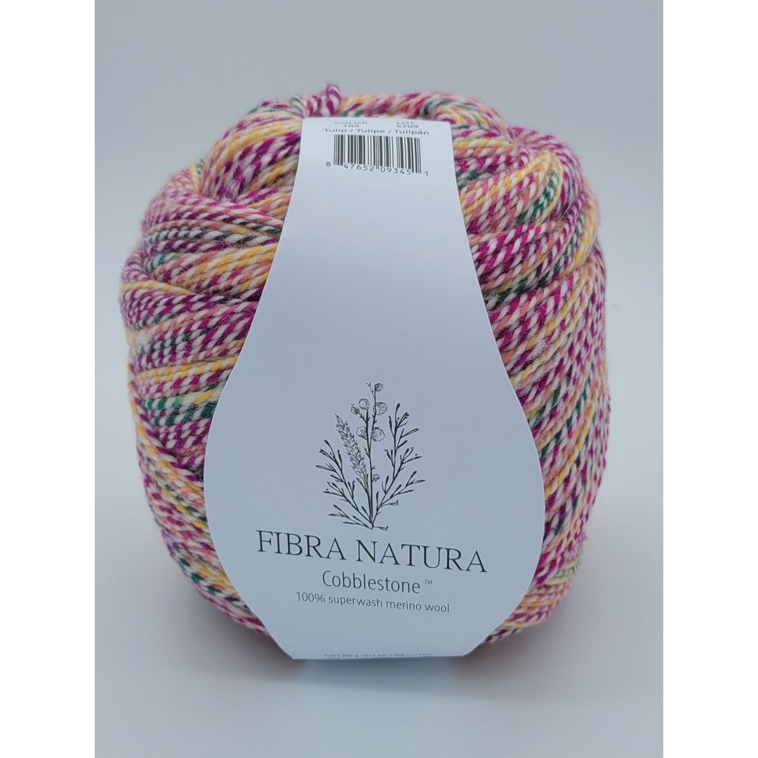 Fibra Natura Cobblestone Yarn Skein in Tulip for Gifts Shawls Sweater ...