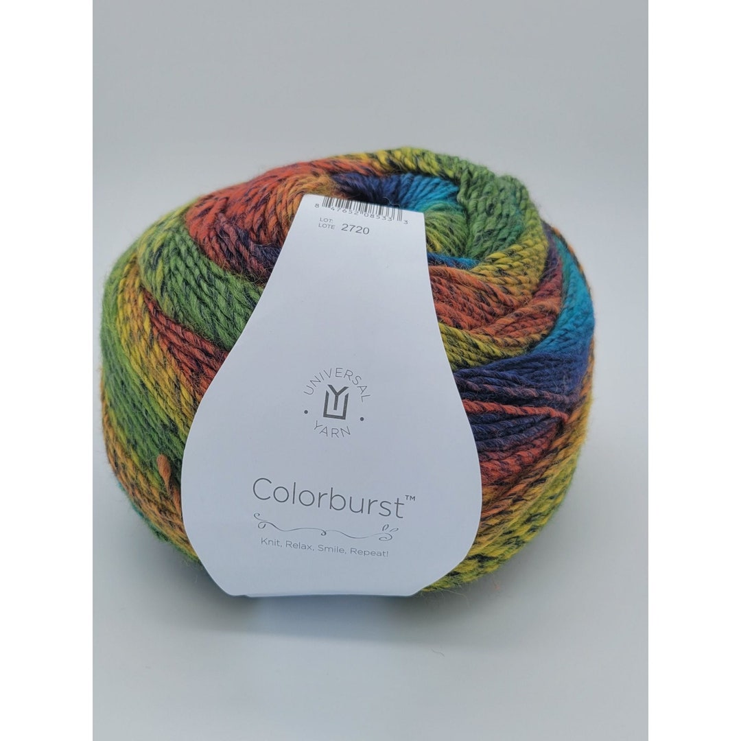 Universal Colorburst Yarn Cake in Horizon, Merino Wool Yarn, Soft ...