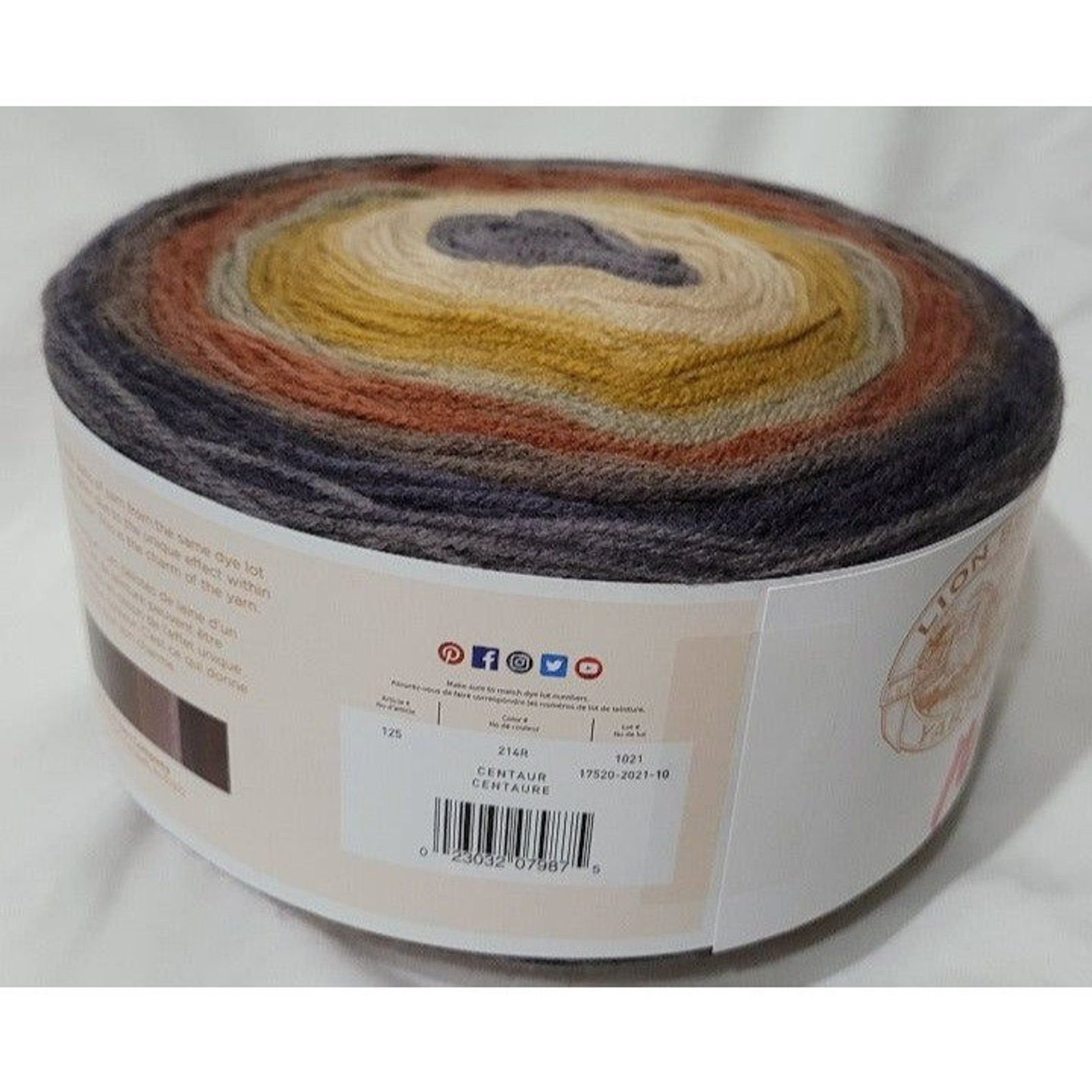 Lion Brand Mandala Bonus Yarn: Centaur Shades, Light Weight 3 - Etsy