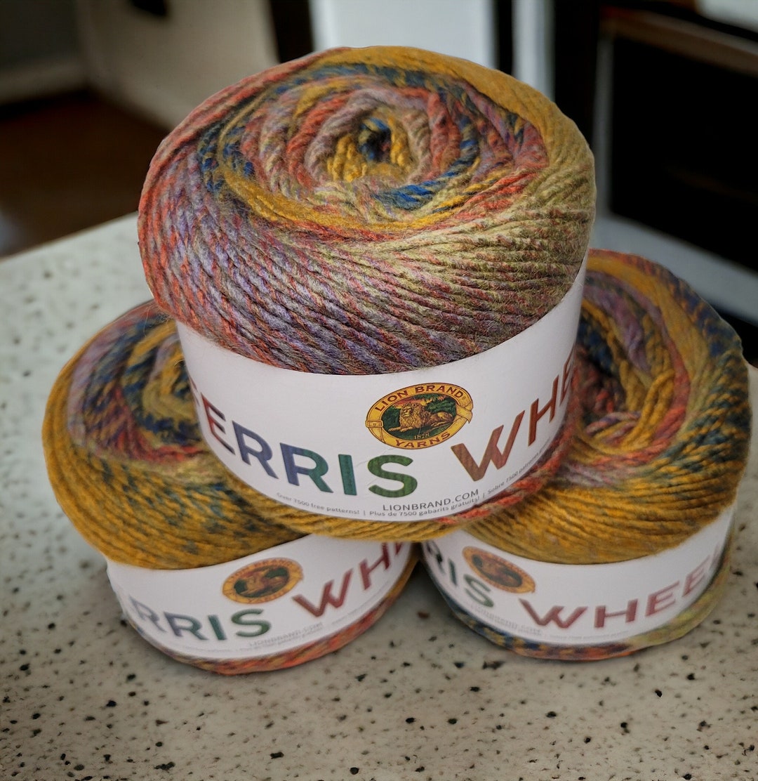 Beautiful Colors Yarn 3 Ferris Wheel in Buttercup Soft Yarn for All ...