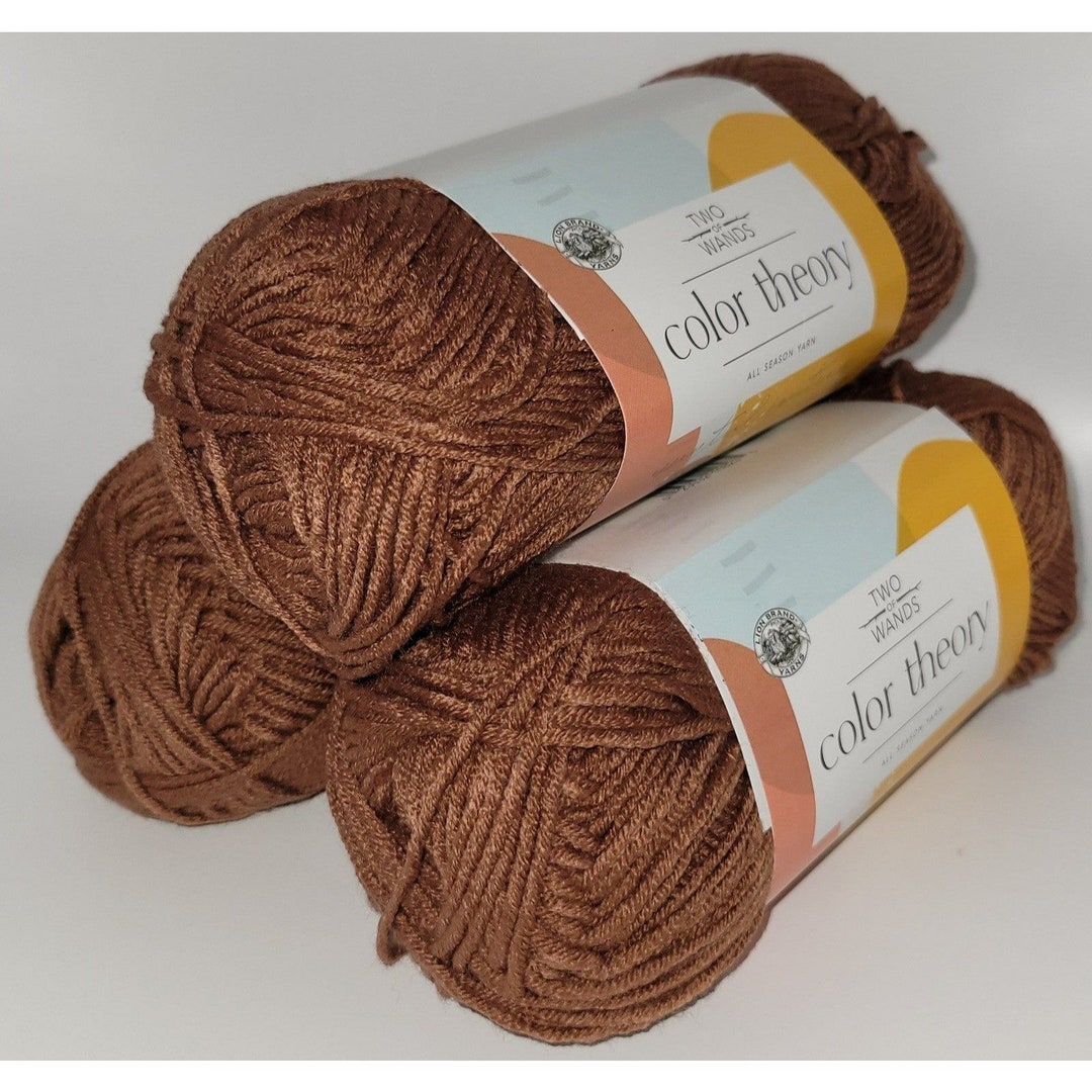 Two of Wands Color Theory Yarn Lot of 3 Skeins in Raisin Melinas Crafts ...