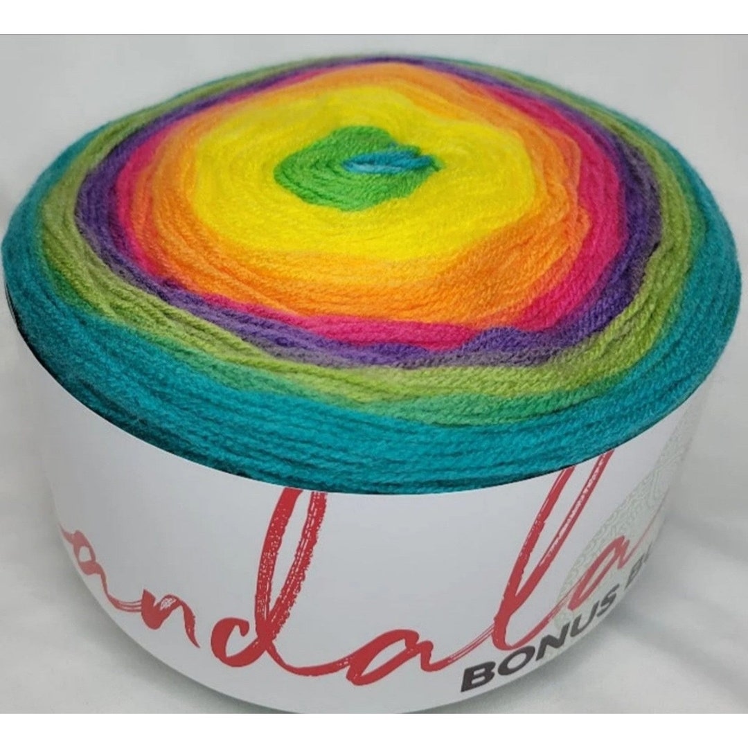 Colorful Soft Yarn, Mandala Bonus Bundle Gnome, DK Yarn, Yarn for ...