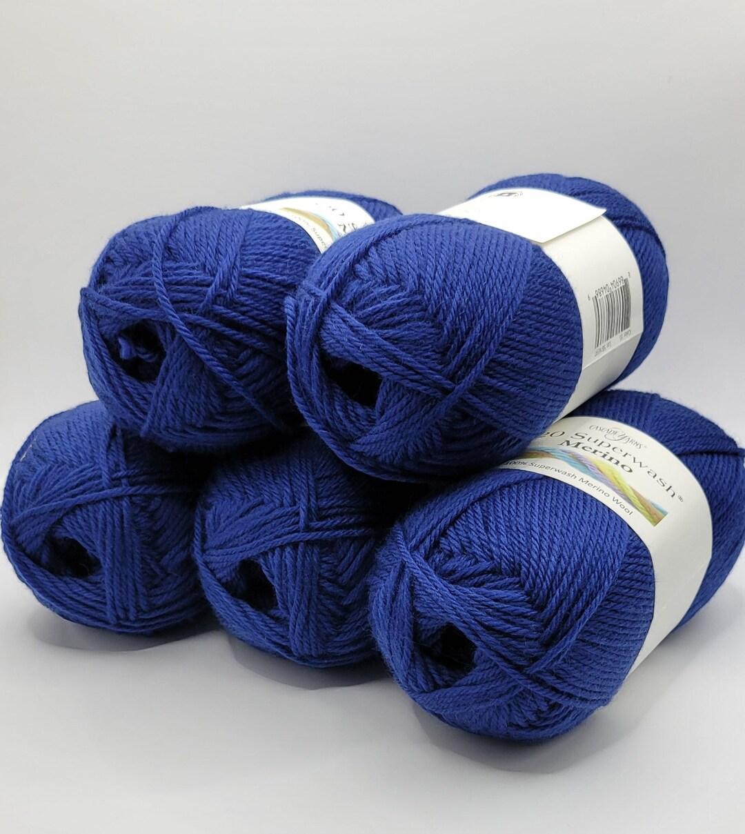 Cascade 220 Superwash Merino, Color #33 Navy Yarn Soft Wool Washable ...