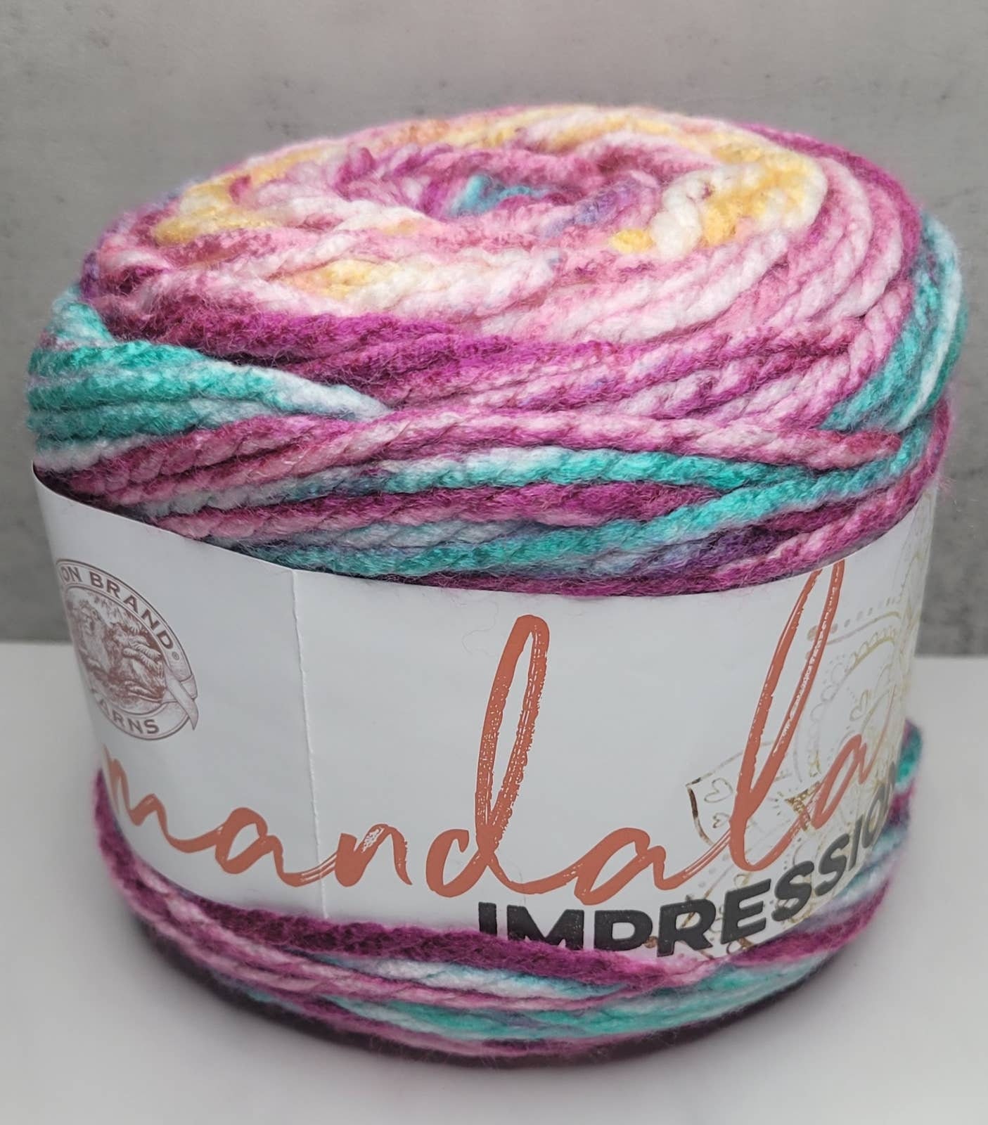 Colorful Thick Yarn 1 Cake Mandala Impressions in Wildflower - Etsy