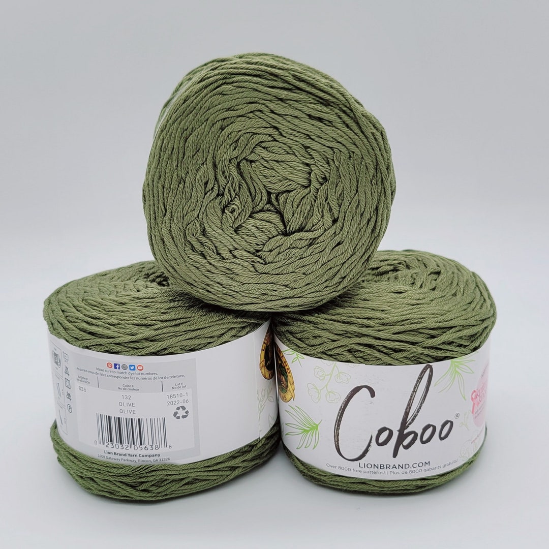 Beautiful Yarn Cotton 3 Coboo in Olive Soft Bamboo for All Projects ...
