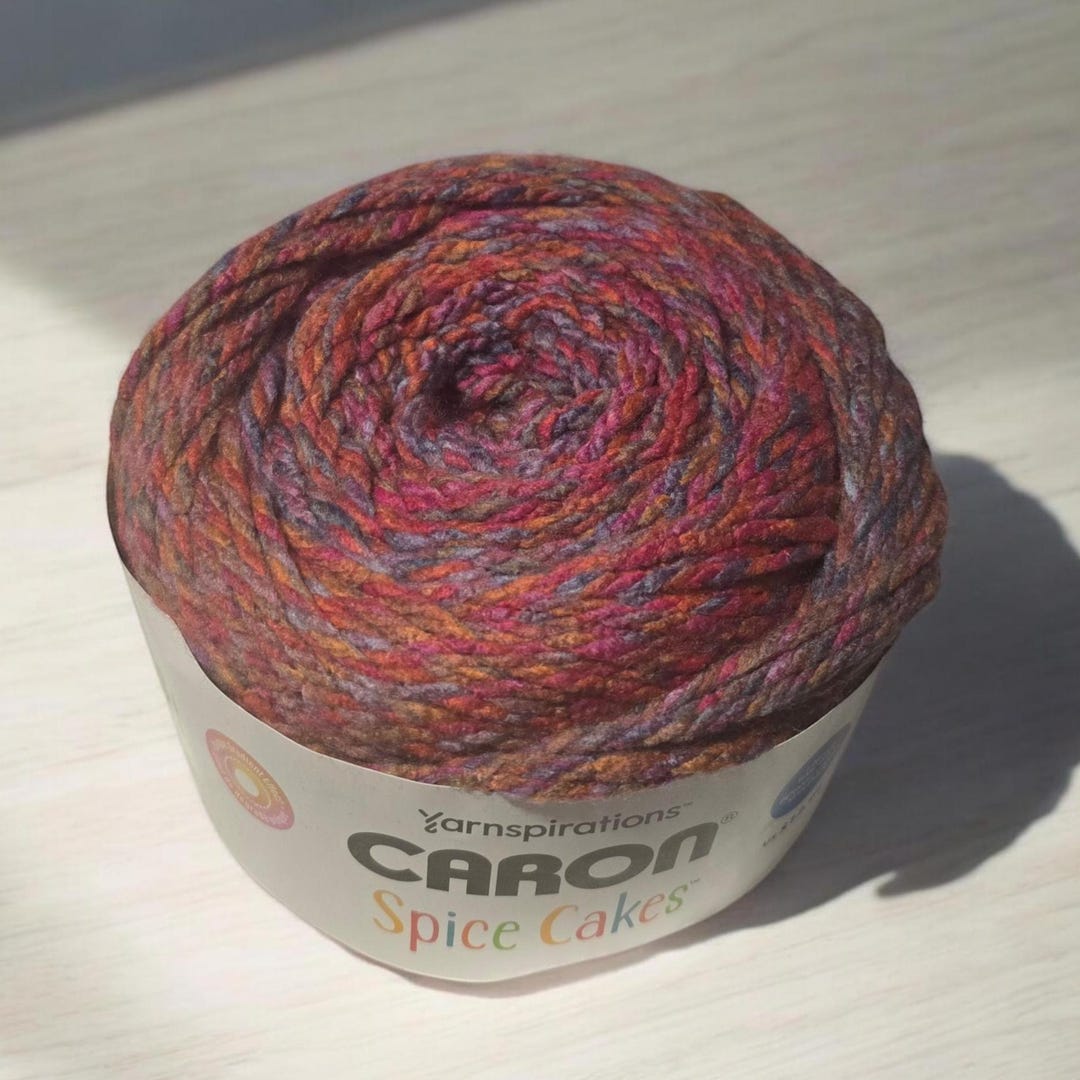 Caron Super Bulky Cakes 1 Cake in Dark Spark Beautiful Soft Cotton Yarn ...
