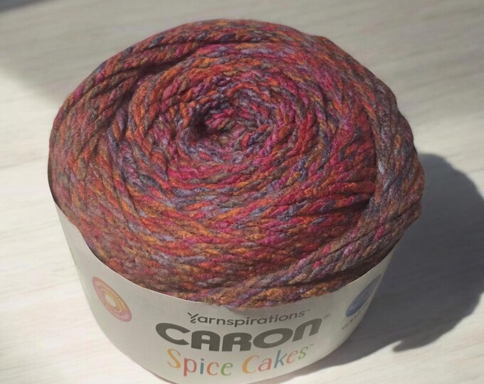 Caron Super Bulky Cakes 1 Cake in Dark Spark Beautiful Soft Cotton Yarn ...