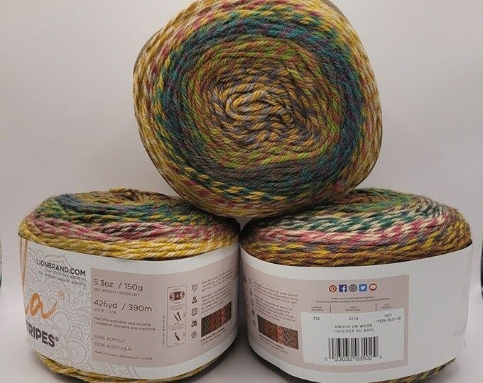 Mandala Tweed Stripes Lot of 3 Cakes in Knock on Wood, Beautiful Multi ...
