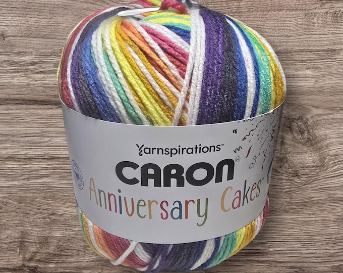Super Bulky Yarn Caron Anniversary Cake in Prismatic Quick Workup ...