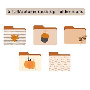 Fall, Autumn Desktop Folder Icons | Desktop Icons for Mac and Windows ...