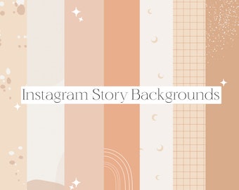 12 Instagram Story Backgrounds | Instagram Blank Template | Aesthetic ...