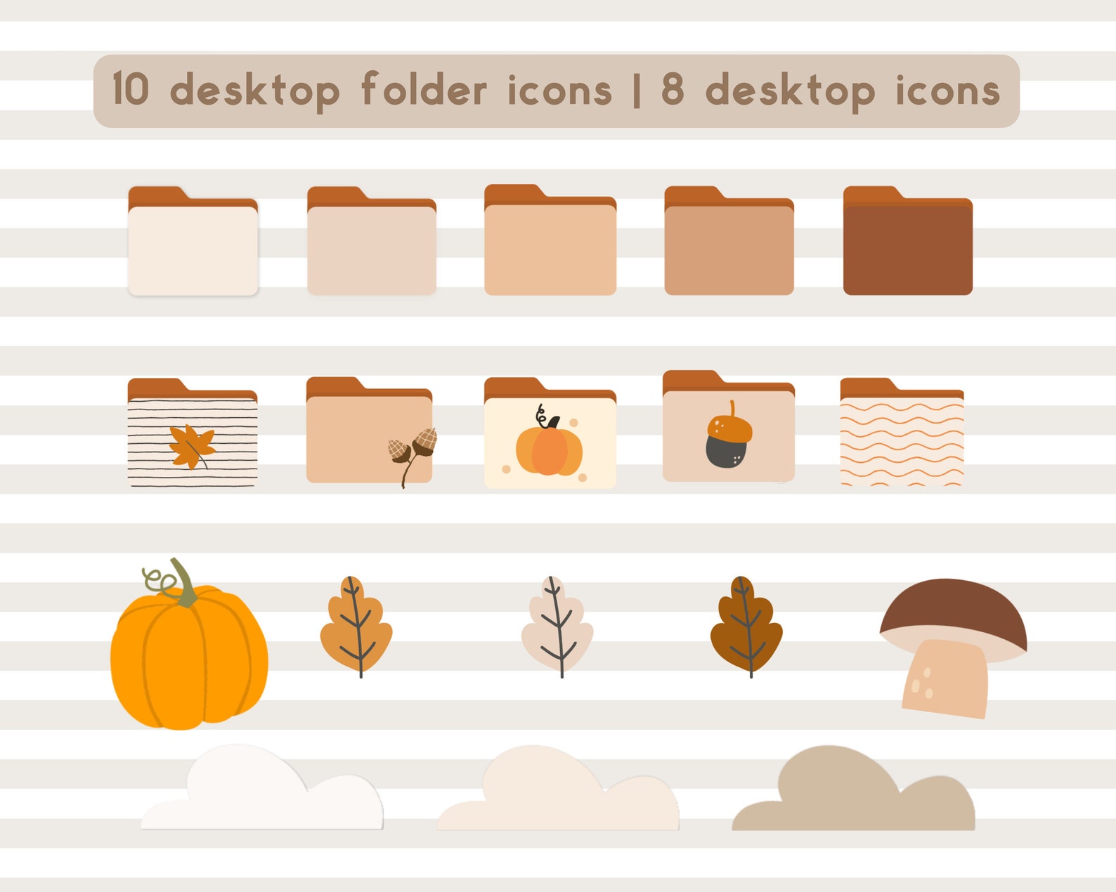 Fall, Autumn Desktop Folder Icons | Desktop Icons for Mac and Windows ...
