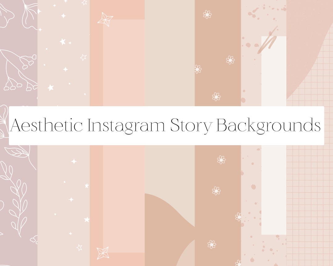 12 Instagram Story Backgrounds | Instagram Blank Template | Aesthetic ...
