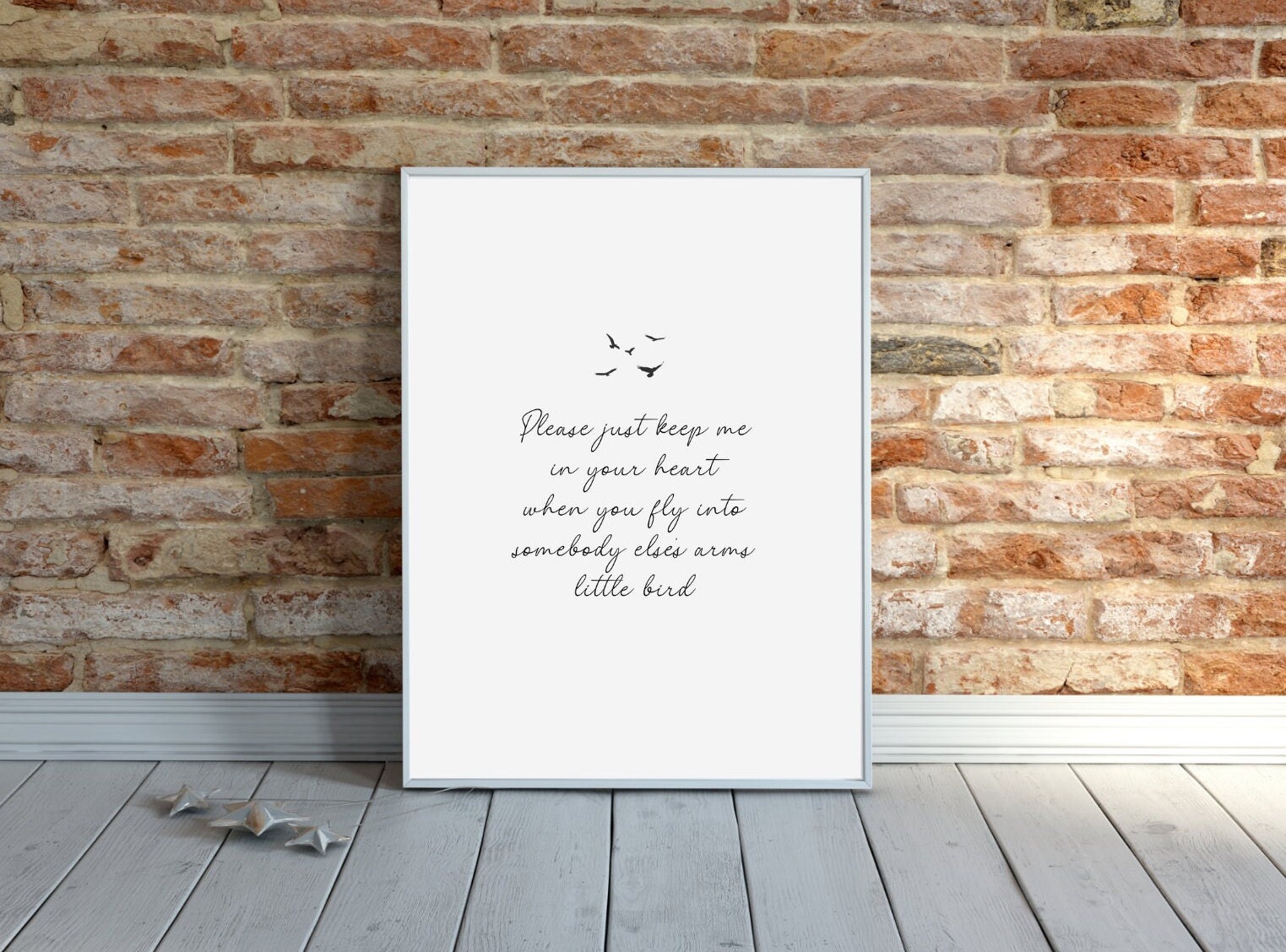 Little Bird - Song Lyric Poster | DIGITAL DOWNLOAD ONLY | Poster Print ...
