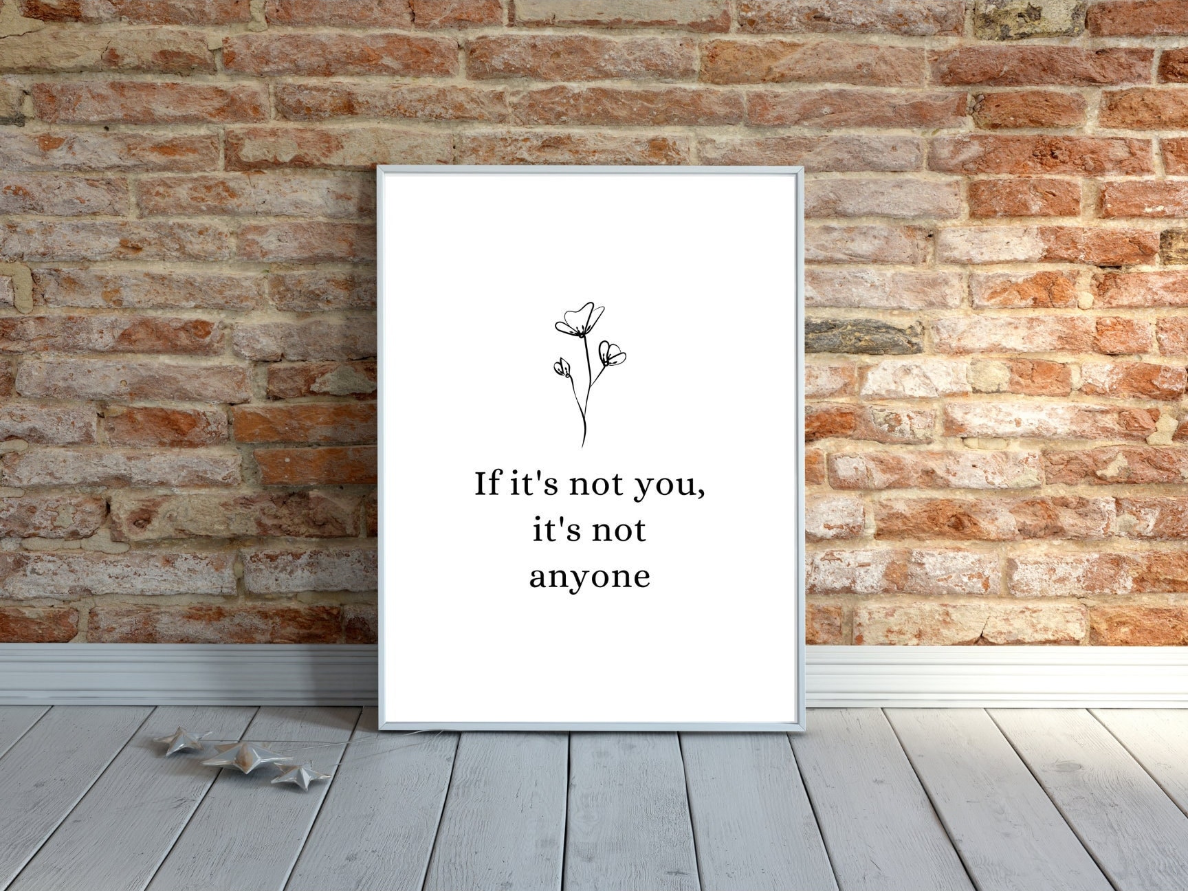 Anyone Song Lyric Poster DIGITAL DOWNLOAD ONLY If It's Not You, It's ...