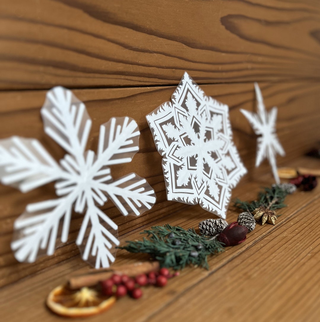 Paper Snowflakes (10 Large) - Etsy