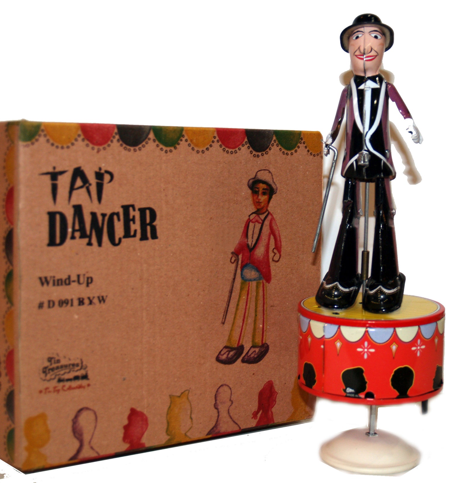 Tap Dancer Fred Tin Toy Windup Dancing Toy Vintage Style - Etsy