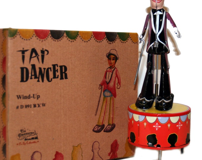 Tap Dancer Fred Tin Toy Windup Dancing Toy Vintage Style SALE - Etsy