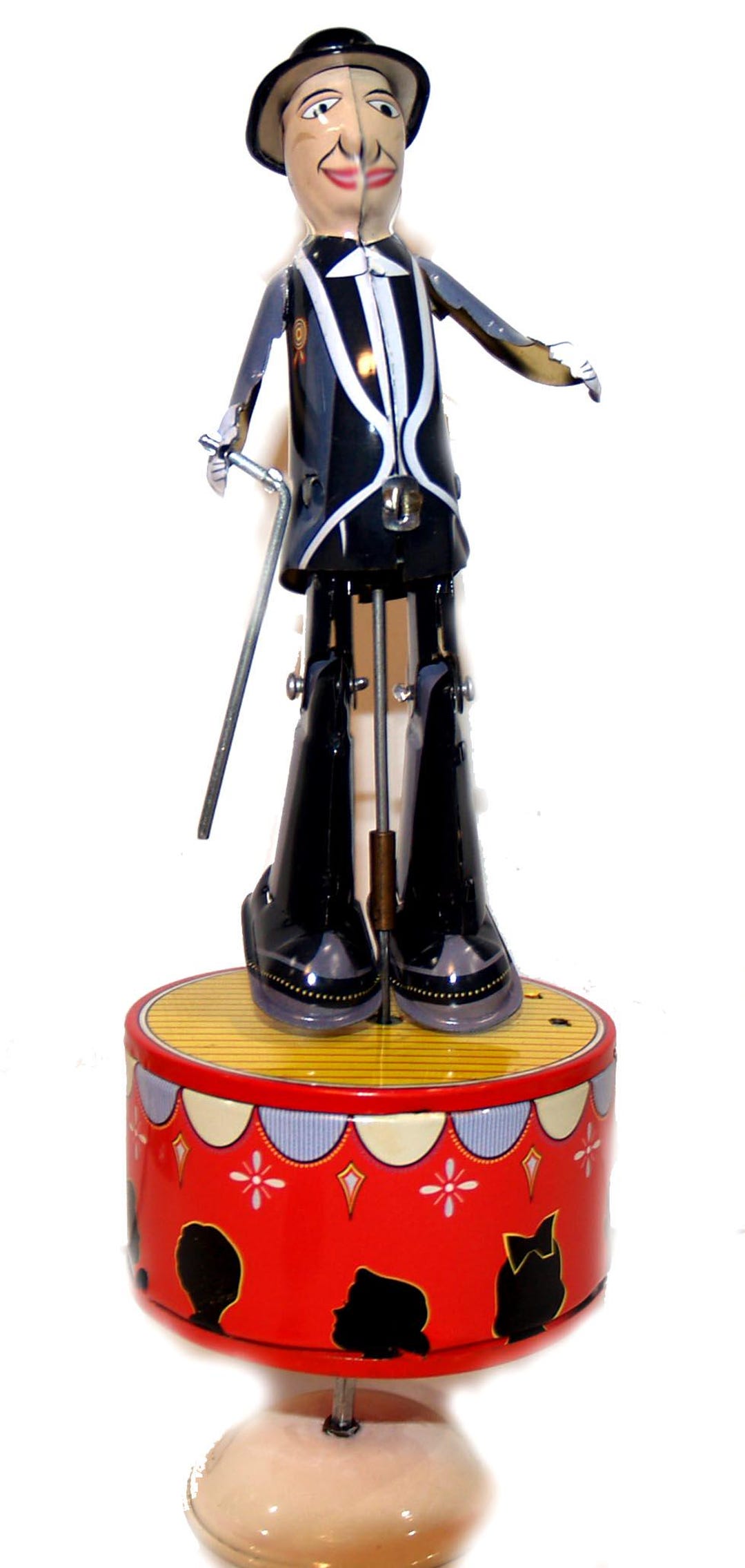 Tap Dancer Fred Tin Toy Windup Dancing Toy Vintage Style - SALE! - Etsy