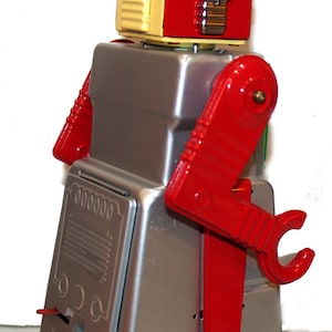 Chief Robot Man Tin Toy Battery Operated Action! - Etsy