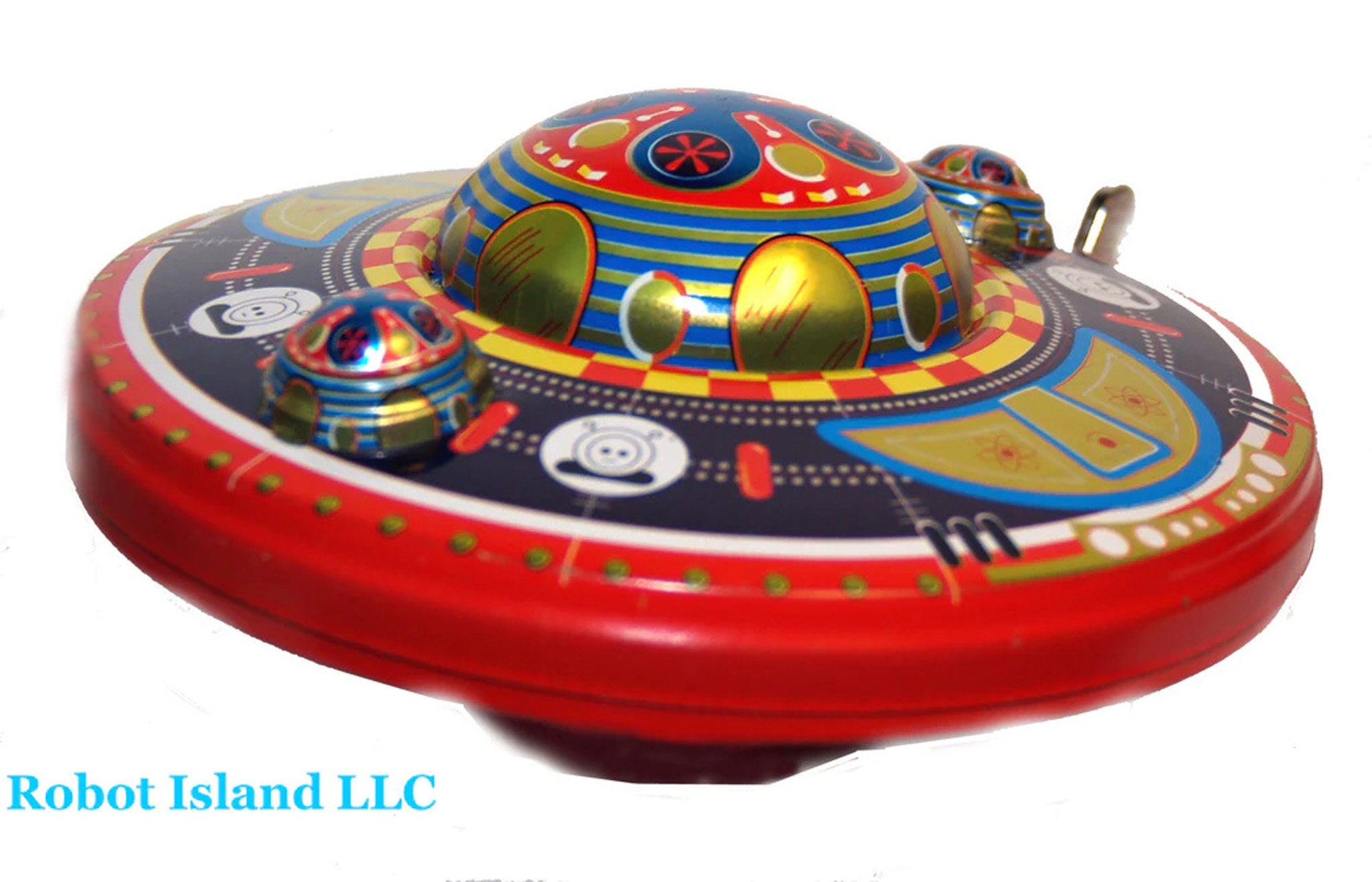 Mars Quest Flying Saucer Tin Toy Windup Mars Attacks - Etsy