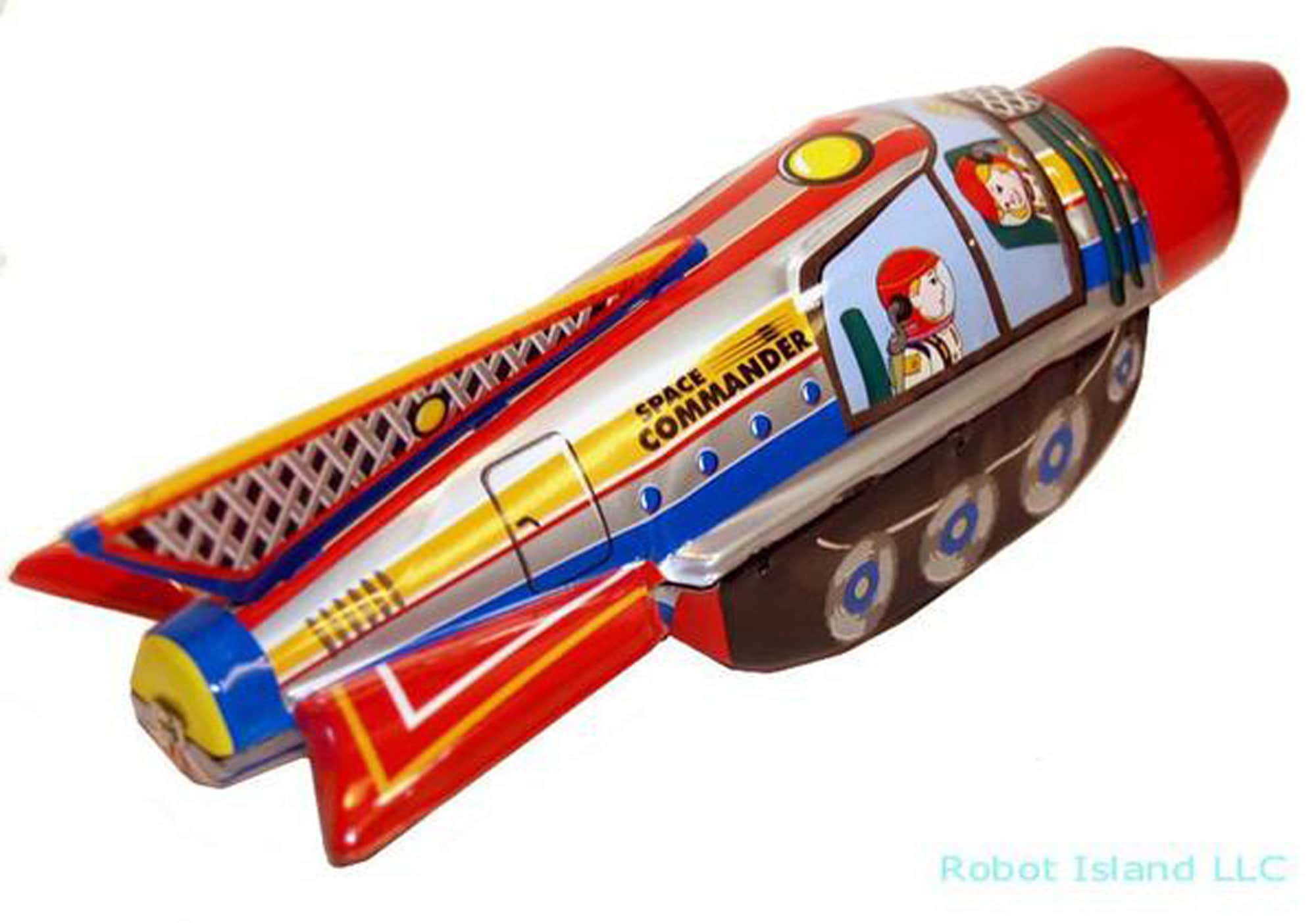 Tin Toy Rocket Space Toy Friction Power Vintage Style Toy - Etsy