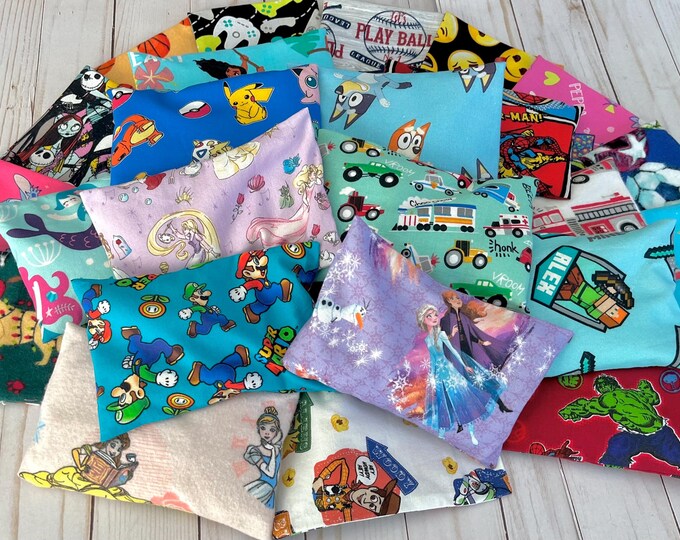 Kids Boo Boo Bag, Soft Heat Pack, Cold Pack, Rice Bean Bag, Toddler or ...