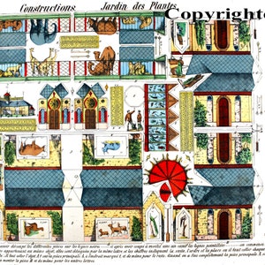 Antique Paper Toy Theatre Diorama PRINTABLE SHEET to Cut & Assemble ...