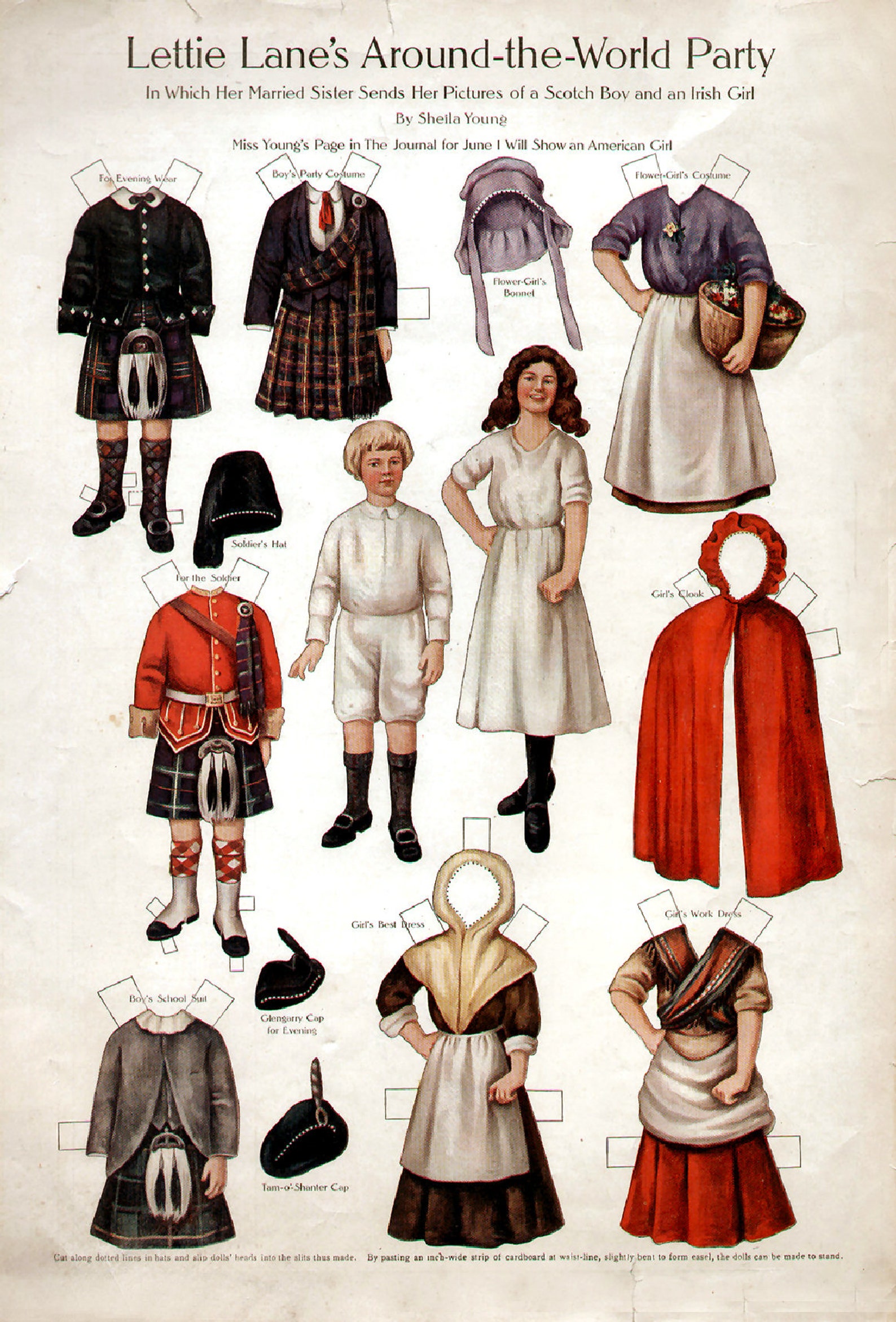 Print Thousands of VINTAGE PAPER DOLLS 1000s Restored Printable Page ...