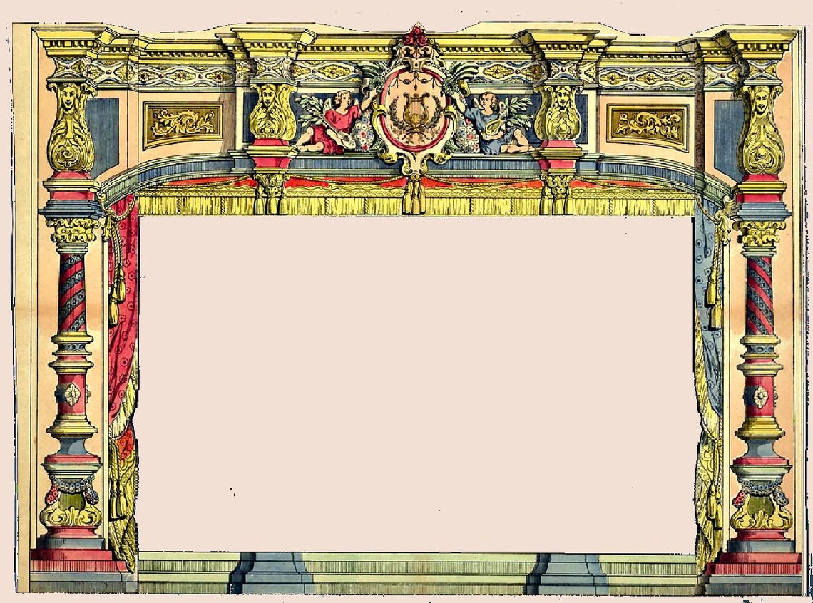 160+ PROSCENIUMS/STAGE FRONTS - Hi-res Printable Cut-out Images Kits ...