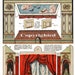 Antique 'theatre Scenes' Paper Toy Theatre 3-sheet Printables Set to ...