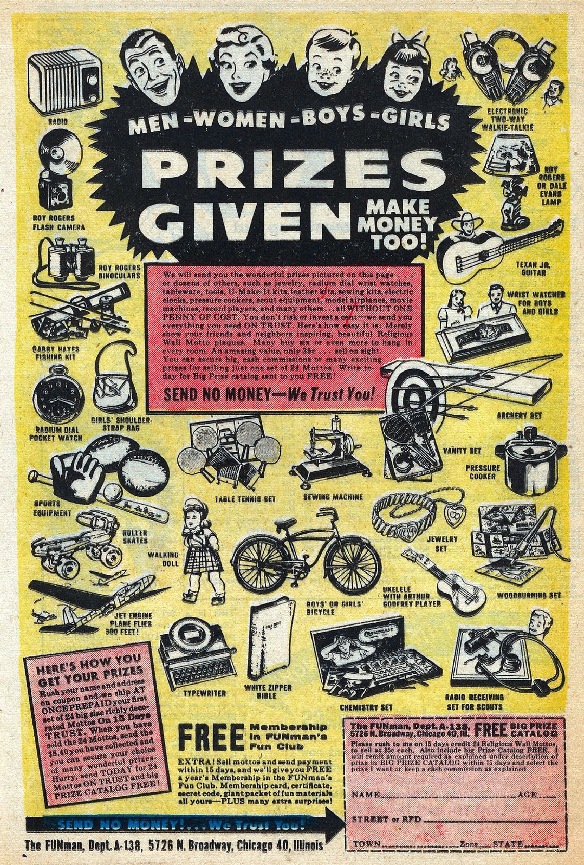 COMIC ADVERTISING IMAGES - Golden Age Comic Book Ads Scanned - Download ...