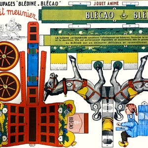 TRANSPORT - 125 Printable Antique Paper Toy Cut-out Images - Ships ...