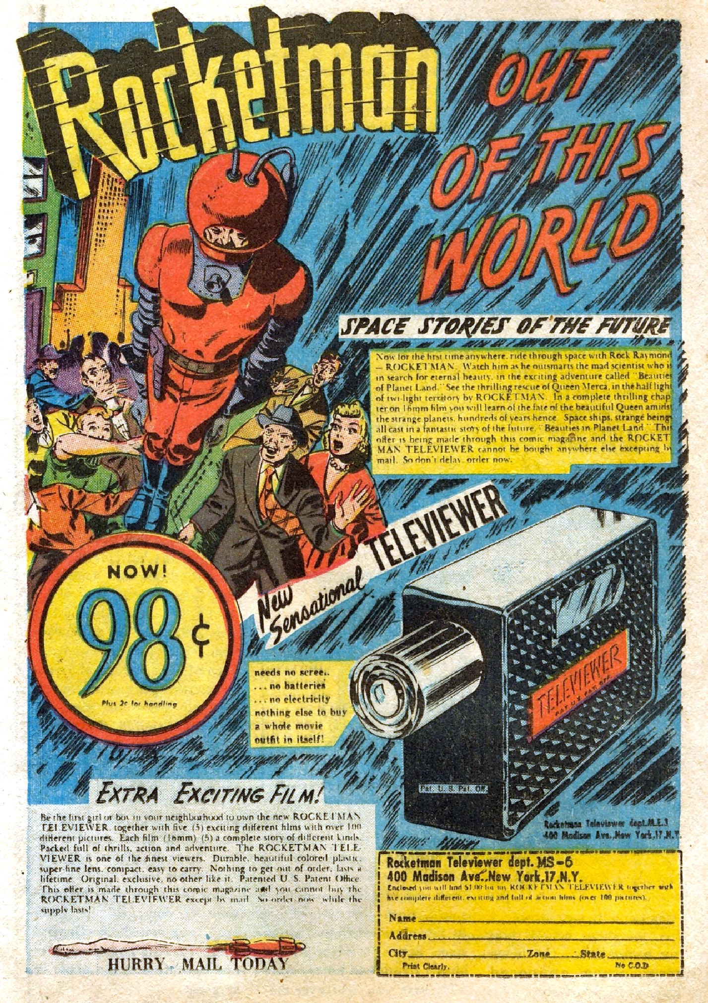 COMIC ADVERTISING IMAGES Golden Age Comic Book Ads Scanned Download - Etsy