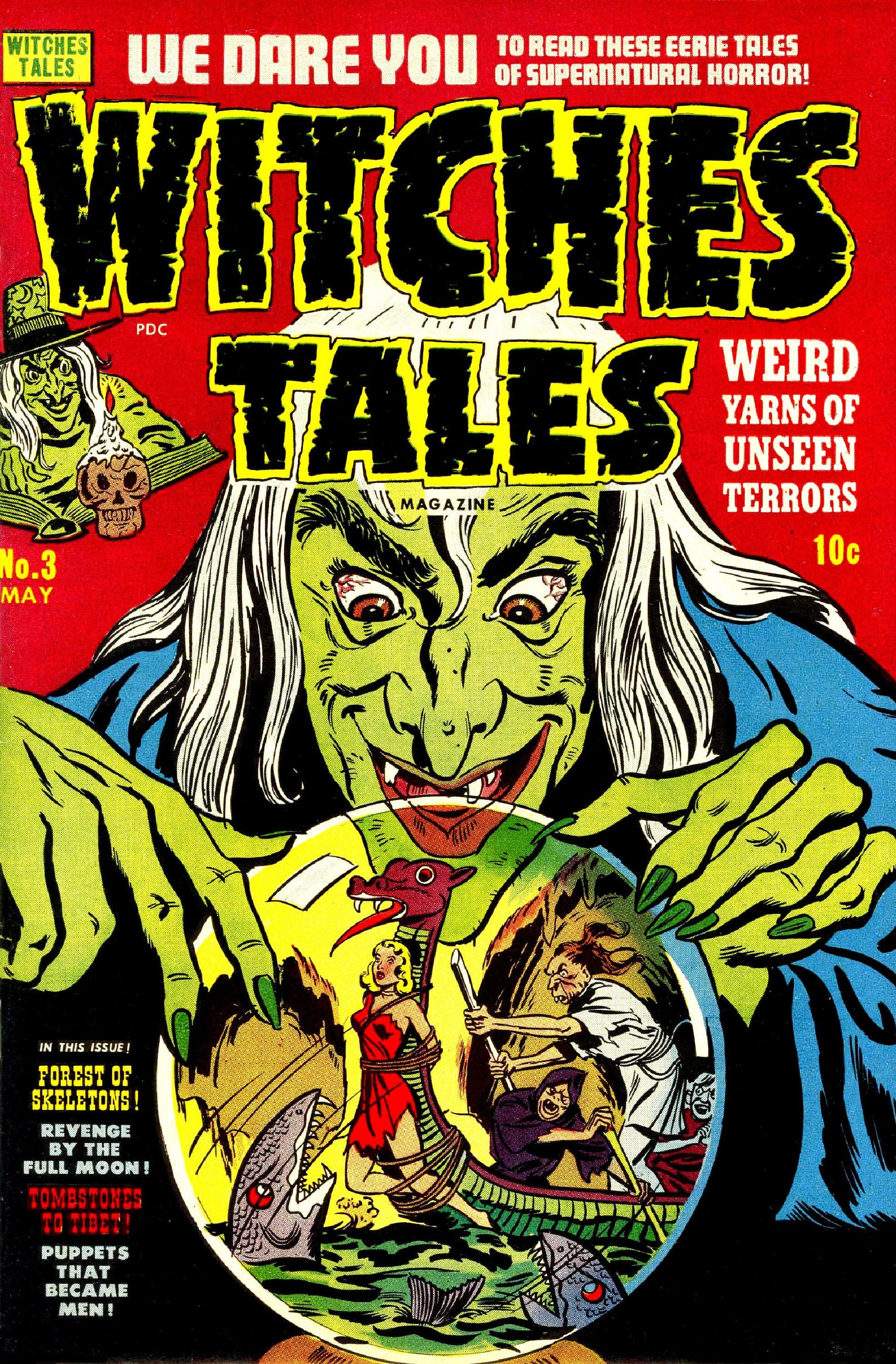 25 Vintage Printable WITCHES TALES Comic Cover SCANS Download Link - Etsy