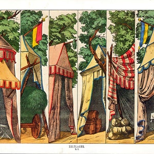 100 Assorted Antique Paper Toy Theatre SIDE SCENE Printable Images ...