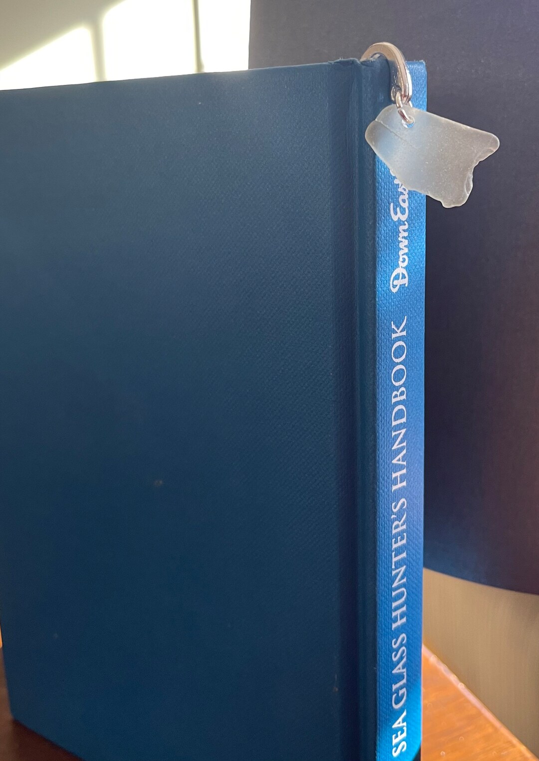 Clear Sea Glass Bookmark - Etsy