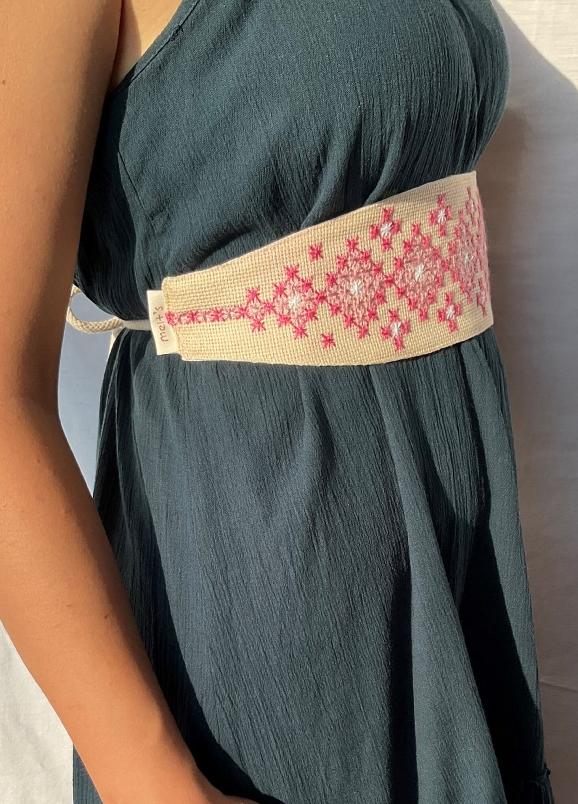 Embroidered Belt, Turkish Embroidery Belts, Boho Belt Cotton, Ethnic ...