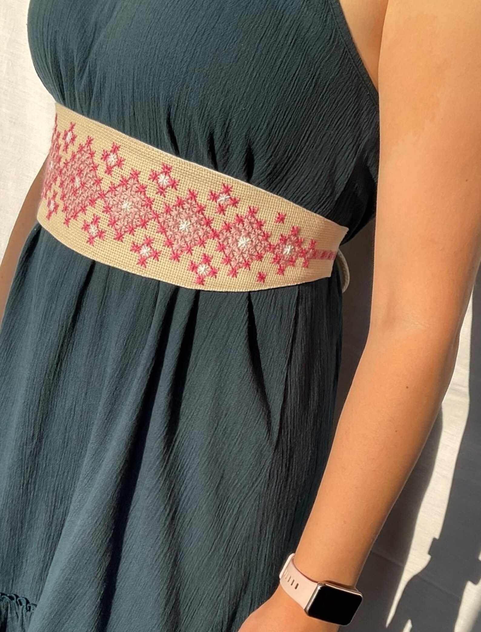 Embroidered Belt, Turkish Embroidery Belts, Boho Belt Cotton, Ethnic ...