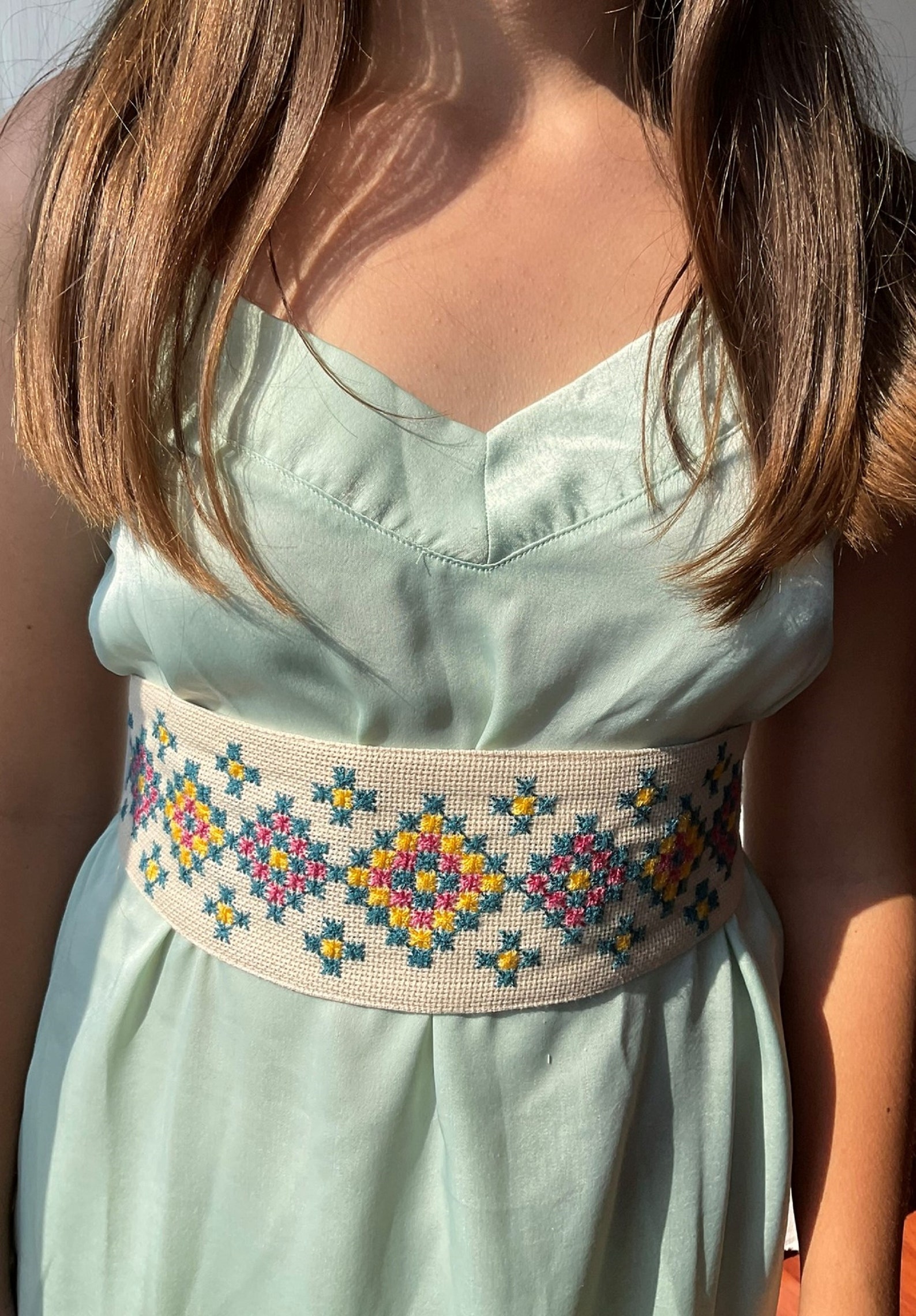 Embroidered Belt, Turkish Embroidery Belts, Cotton Belt, Ethnic Organic ...