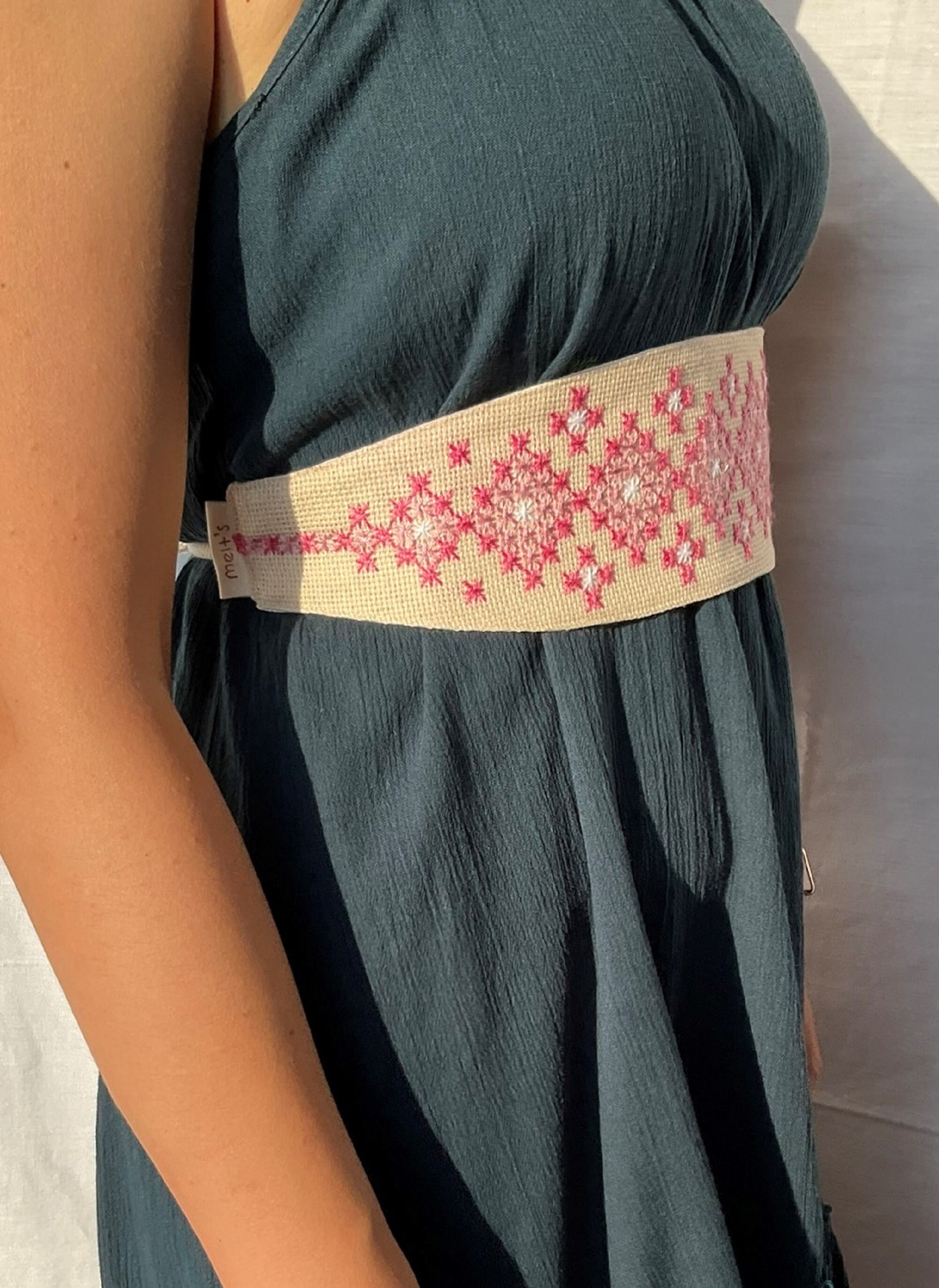 Embroidered Belt, Turkish Embroidery Belts, Boho Belt Cotton, Ethnic ...
