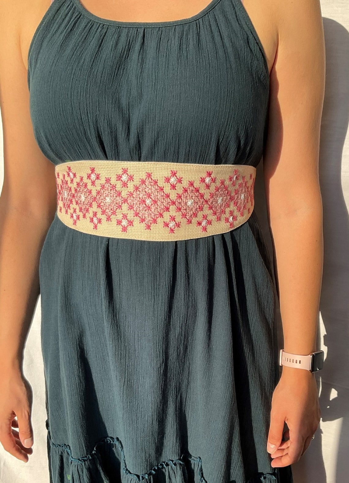 Embroidered Belt Turkish Embroidery Belts Boho Belt Cotton - Etsy