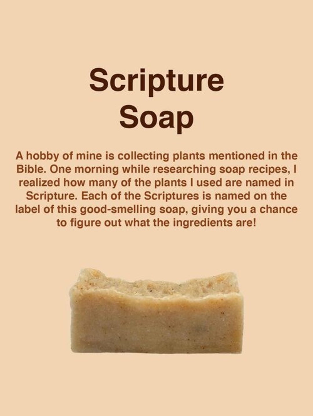Scripture Soap - Etsy